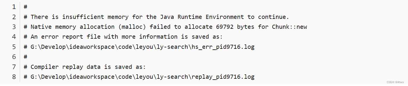 There is insufficient memory for the Java Runtime Environment to continue.-CSDN博客