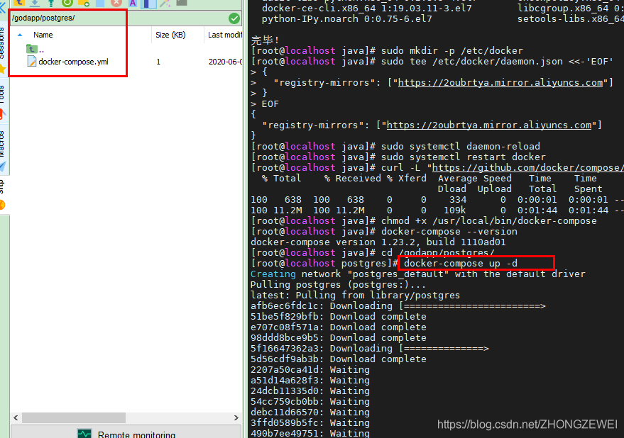 Docker Compose安装postgres数据库使用docker Compose暗账安装pg数据库 Csdn博客