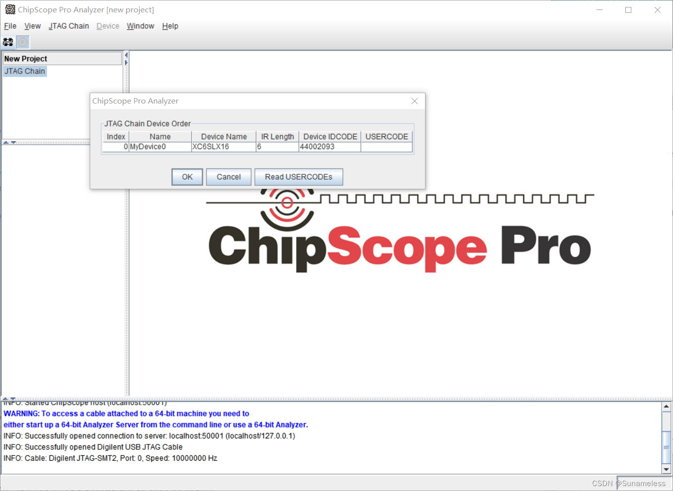 FPGA学习心得(1)-Xillinx ChipScope无法扫描到JTAG解决办法_chipscope连接不上jtag-CSDN博客