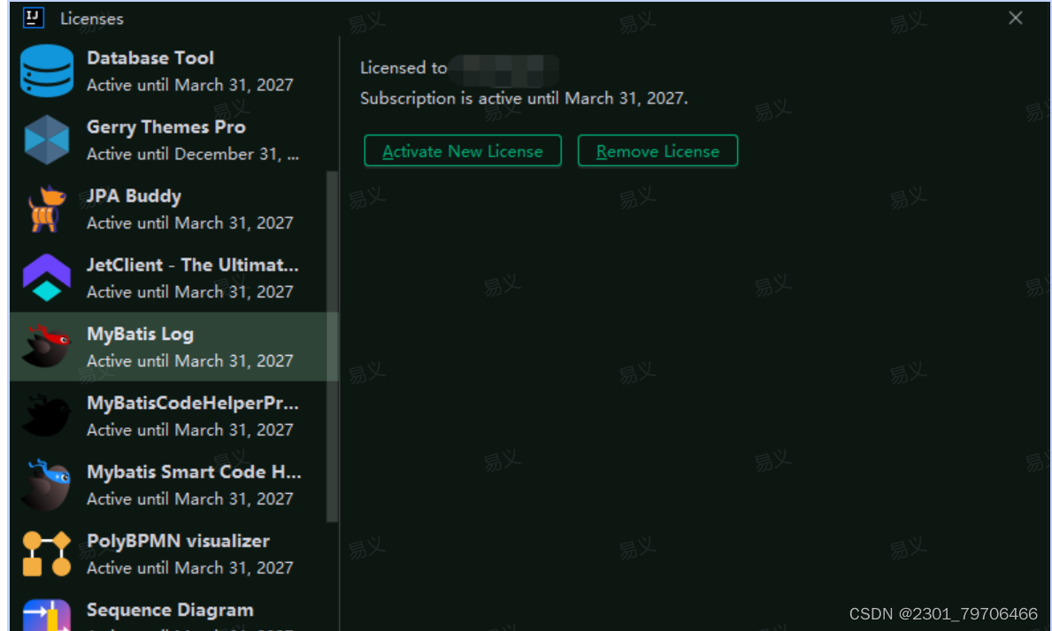 MybatisLog MybatisCodeProHelper等18款付费插件_jpa buddy 激活-CSDN博客