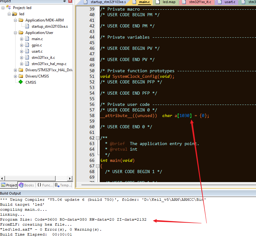 一文搞懂MCU RAM的分配_program size-CSDN博客
