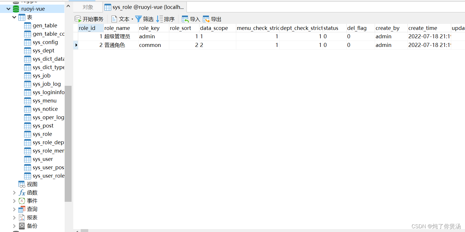 煲汤学习ruoyi-vue第一天_ruoyi-vue3.8.5-CSDN博客