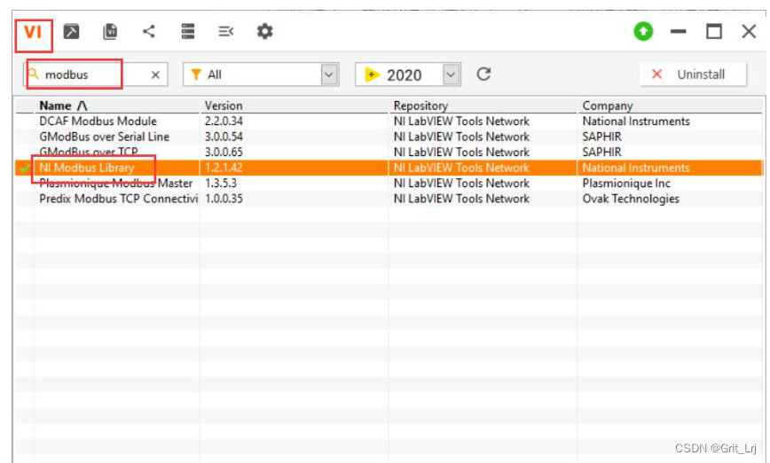 LabView实现modbus通讯_labview modbus-CSDN博客