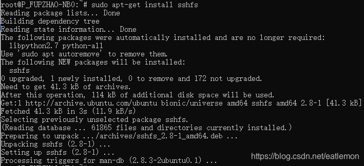 SSHFS使用指南-CSDN博客