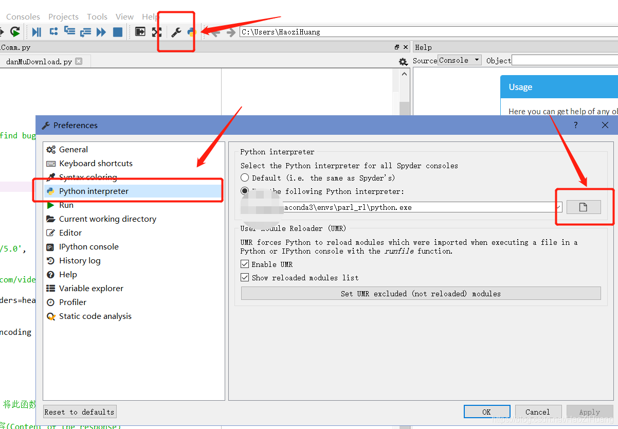 spyder指定python环境_pip install spyder鈥慿ernels==0.*-CSDN博客