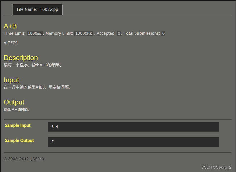 西工大noj（C程序设计）100题代码参考_noj西工大-CSDN博客