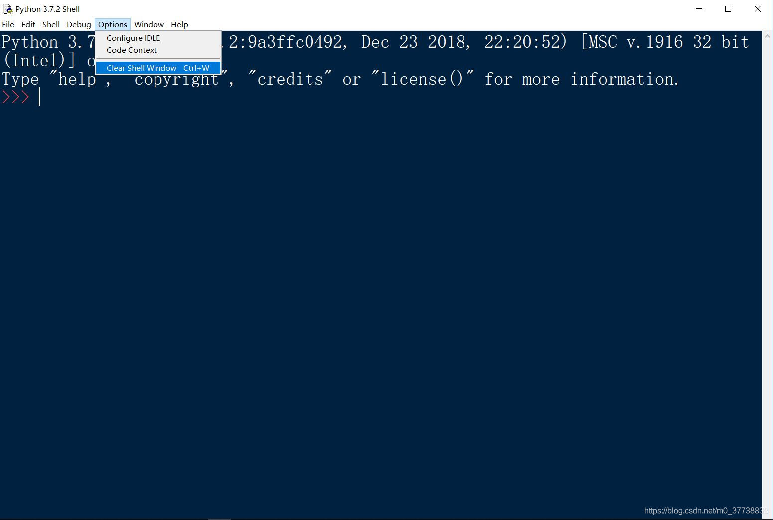 python idle清屏问题（Ctrl+w）_idle cls-CSDN博客