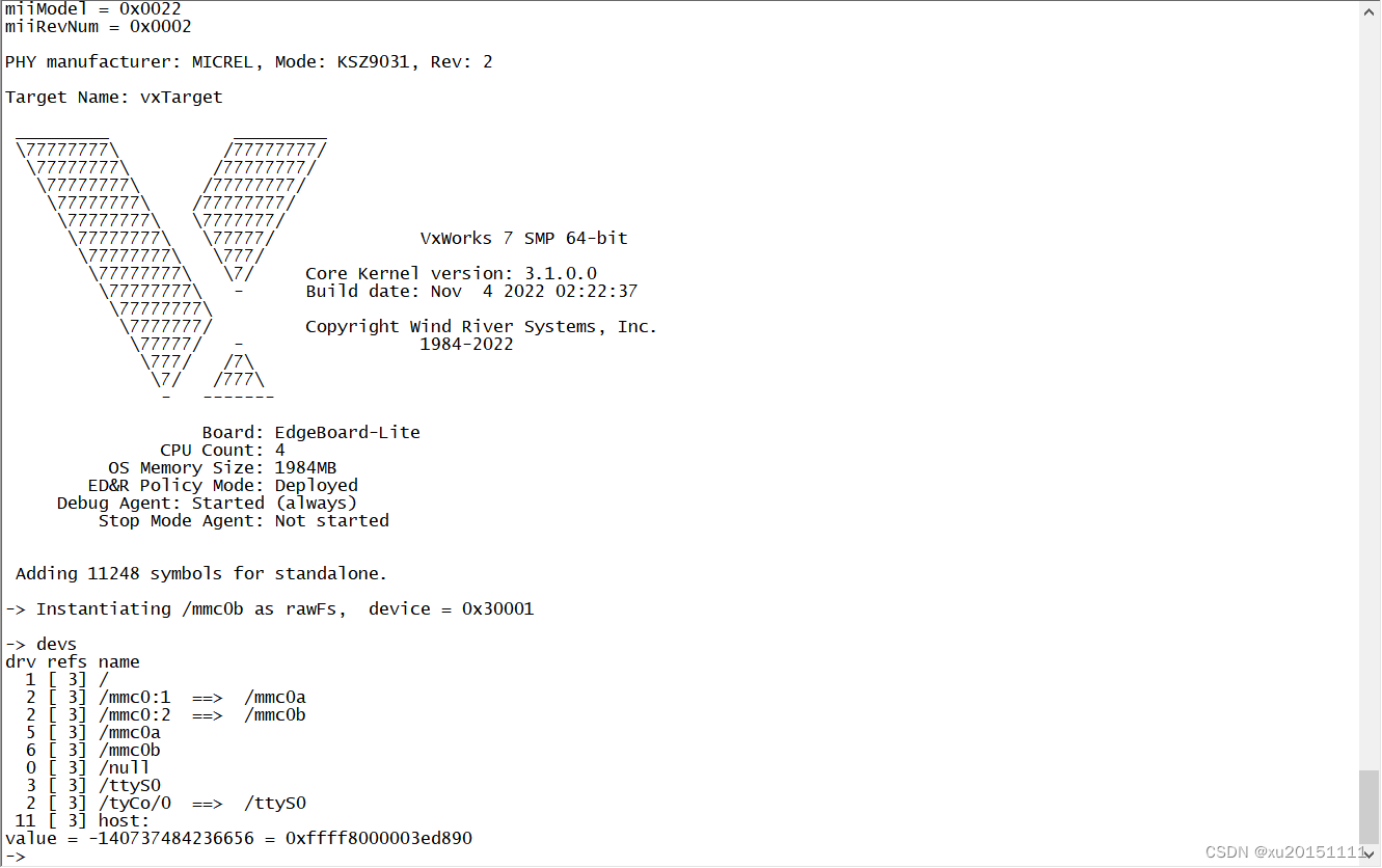 vxworks 7在zynqmp上调试sd mmc设备_vxworks 操作emmc-CSDN博客