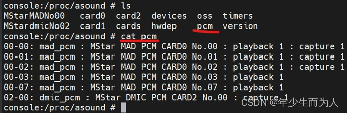 Linux ALSA 之五：ALSA Proc Info_linux asound-CSDN博客