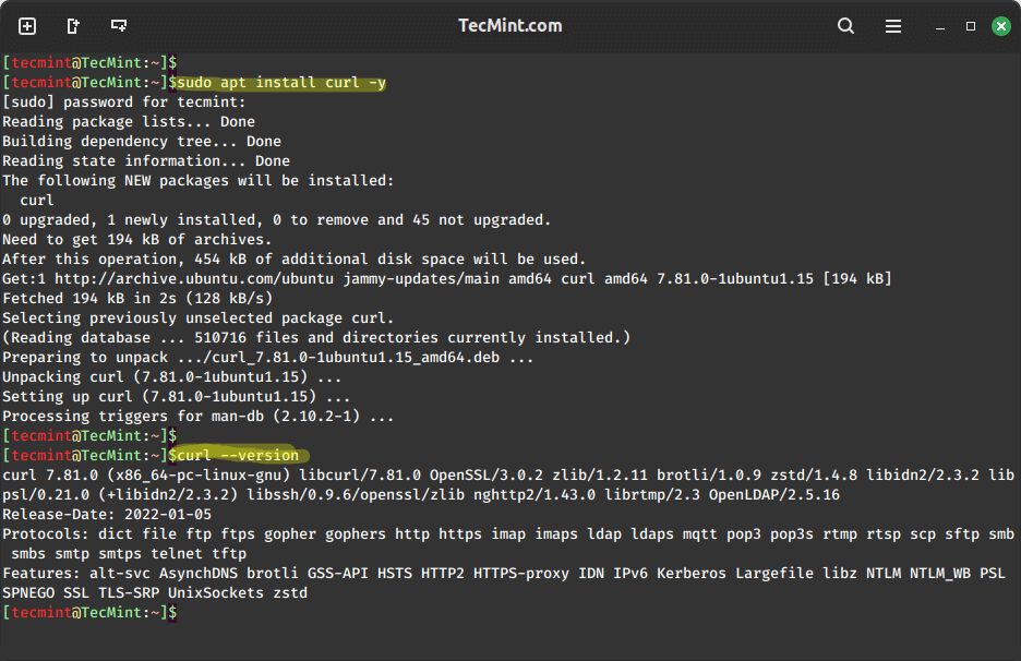 Linux修复“bash：curl：找不到命令”问题_curl未找到命令-CSDN博客