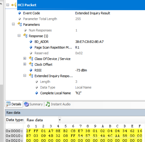 蓝牙协议栈HCI EIR（EXTENDED INQUIRY RESPONSE）扩展搜索响应_蓝牙eir-CSDN博客