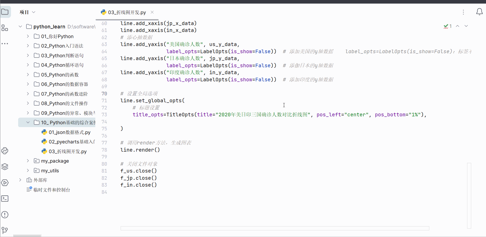 第一阶段 第十章 Python基础的综合案例(数据可视化 折线图可视化)python数据可视化综合案例学习折线图、柱状图 Csdn博客