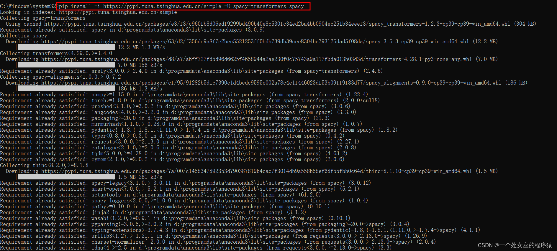 Py之spacy：spacy/spacy-transformers 的简介、安装、使用方法之详细攻略_python spacy-CSDN博客