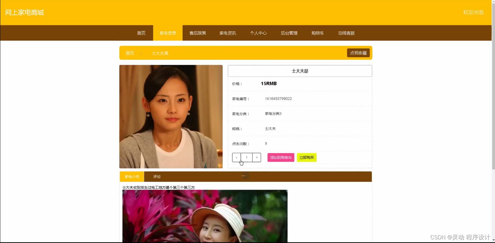 Springbootjavaphpnodepython网上家电商城【计算机毕设】 Csdn博客