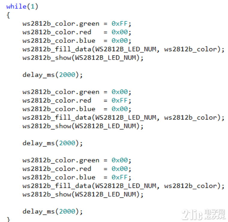 【AT-START-F423测评】+ 04_使用AT32F423的定时器PWM及DMA驱动WS2812B灯_at32 ws2812-CSDN博客