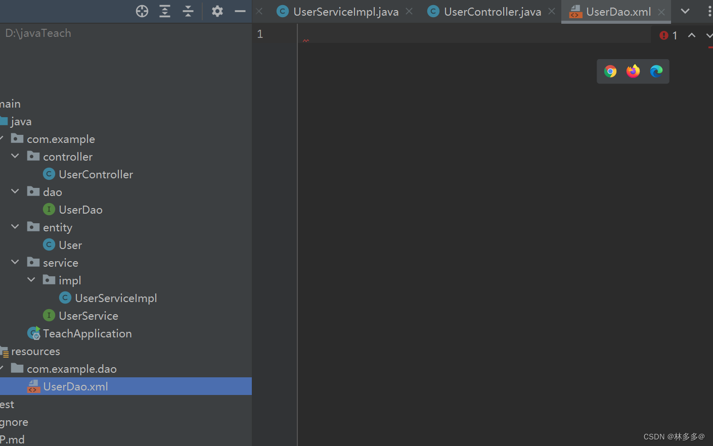 springboot+Mybatis项目搭建教学（controller、service、dao、entity），并写一个简单的接口_springboot+mybatis+shiro ...