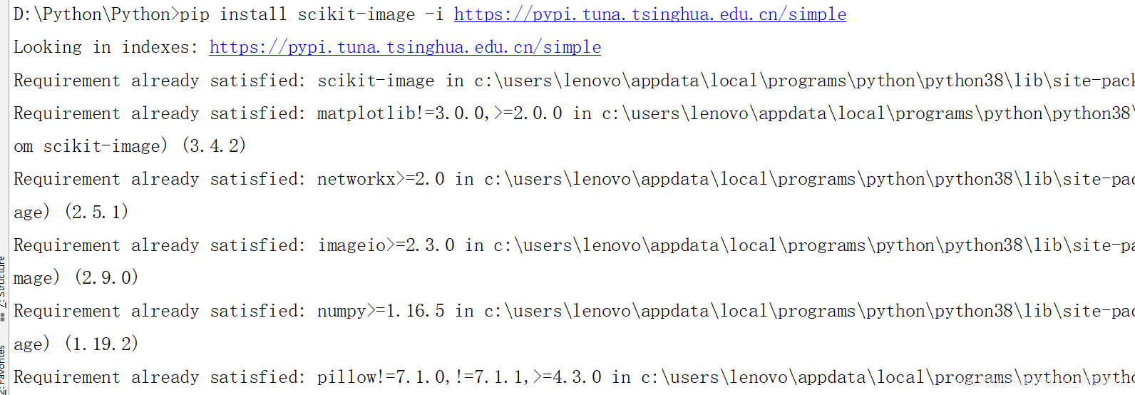 Python 安装skimage即Scikit-Image_清华镜像s'k'image-CSDN博客