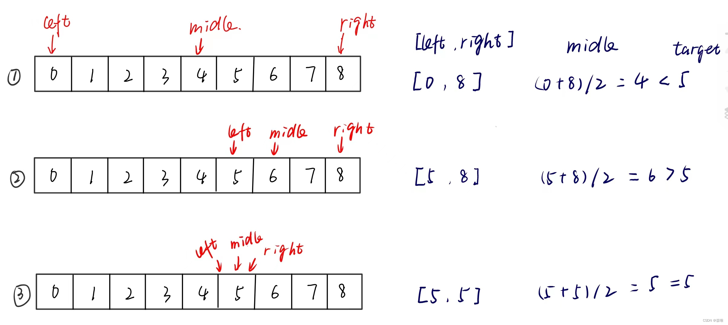 day1-704.二分查找|27. 移除元素-CSDN博客