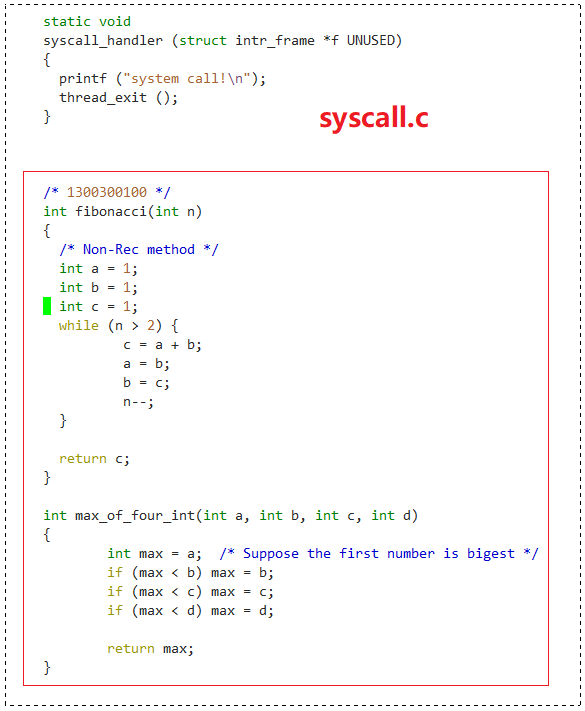 【Pintos】实现自定义 UserProg 系统调用 | 添加 syscall-nr 系统调用号 | 编写新的参数调用宏-CSDN博客