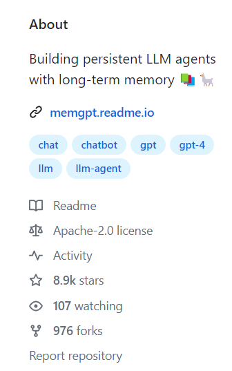GitHub 8.9K Star，伯克利大学开源LLM记忆管理框架MemGPT_memgpt github-CSDN博客