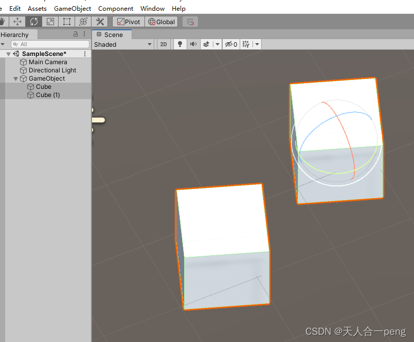 unity pivot and center_unity 旋转中心 与多物体中心不一致怎么办-CSDN博客