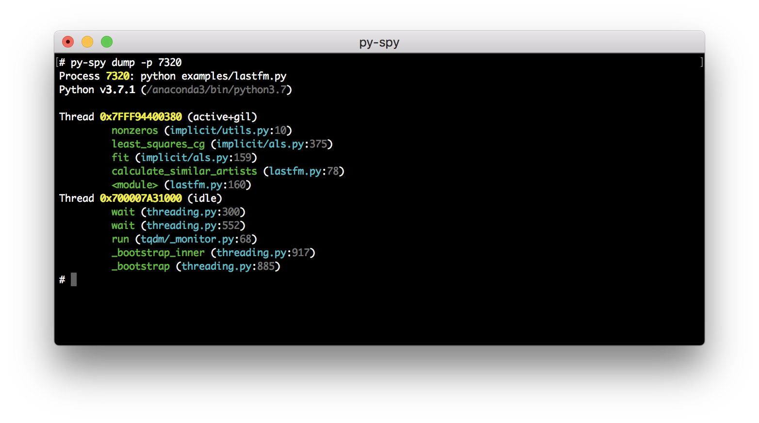 py-spy: Python程序的性能分析工具-CSDN博客