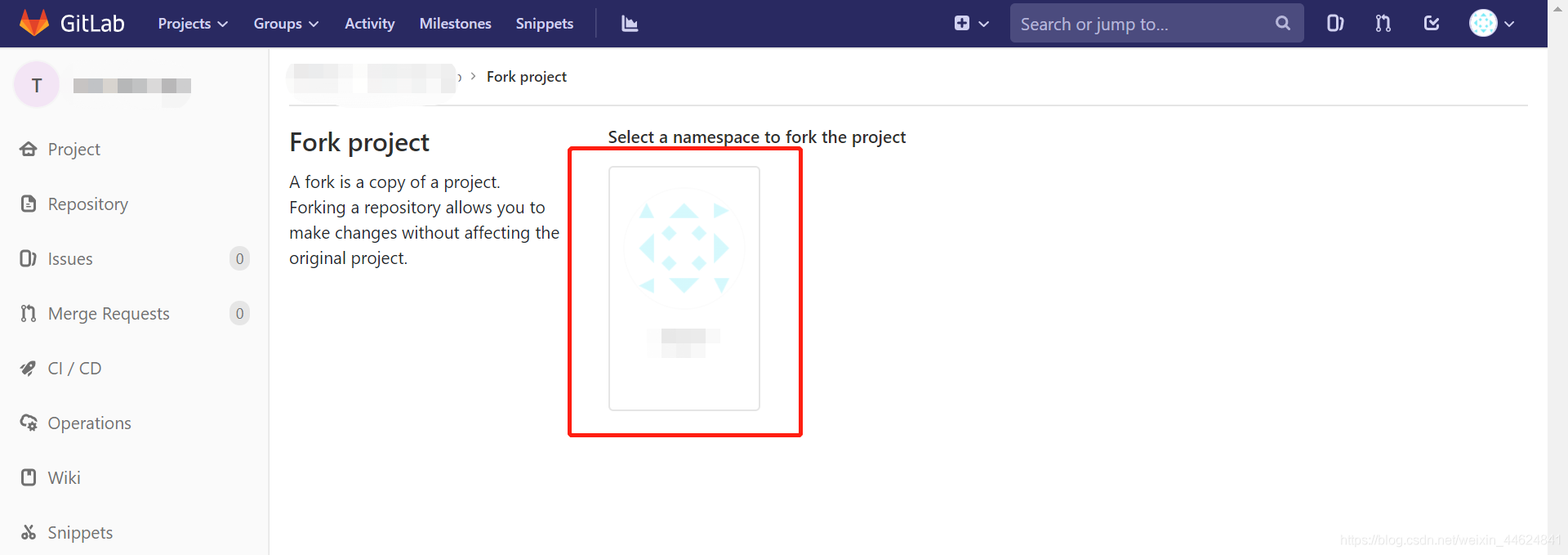 Gitlab的fork模式使用方法gitlab Fork Csdn博客 