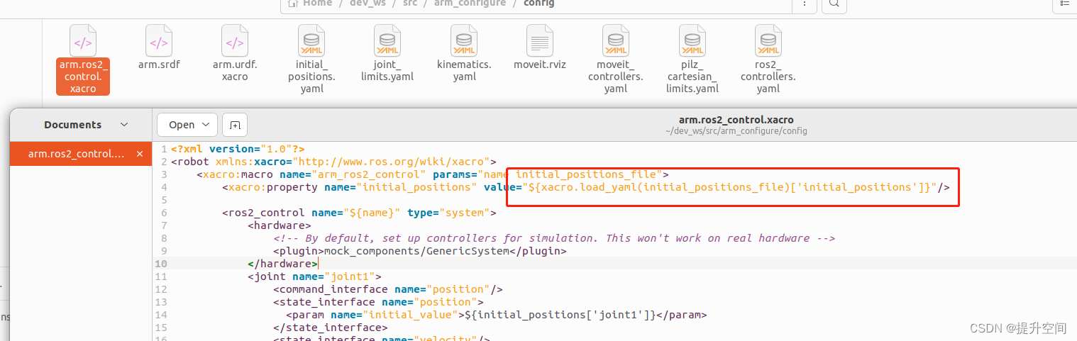 【ros2-humble】Using load_yaml() directly is deprecated. Use xacro.load_yaml() instead._[error ...