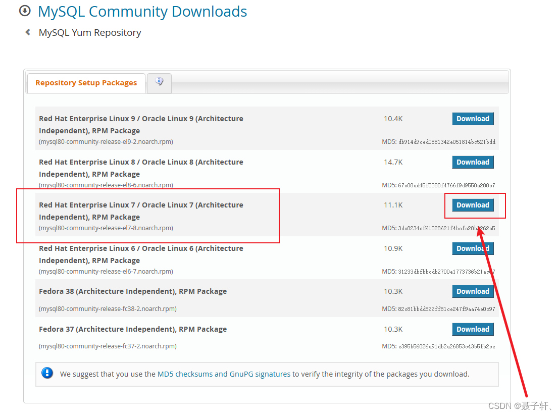 linux系统mysql官方yum源的安装_mysql的yum源在哪-CSDN博客