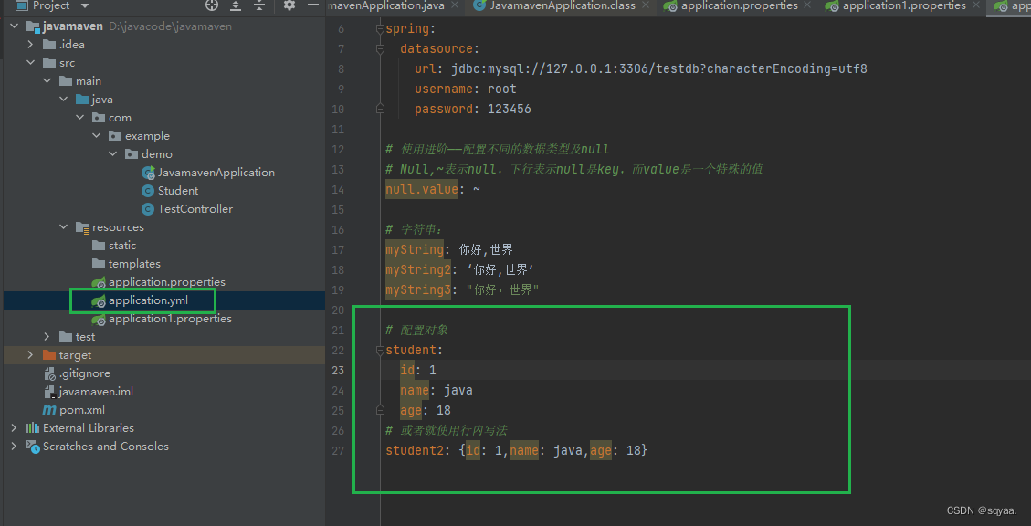SpringBoot的配置文件——.yml和.properties_springboot有配置类为什么还要有yml这种配置文件-CSDN博客