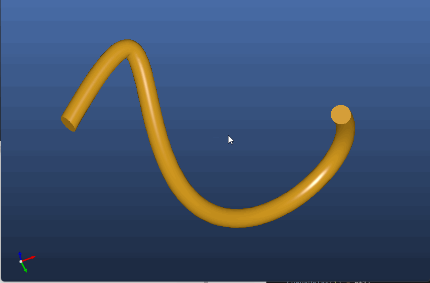 OpenCASCADE三维建模：BRepPrimAPI_MakePipe创建管道_opencascade弯曲水管-CSDN博客