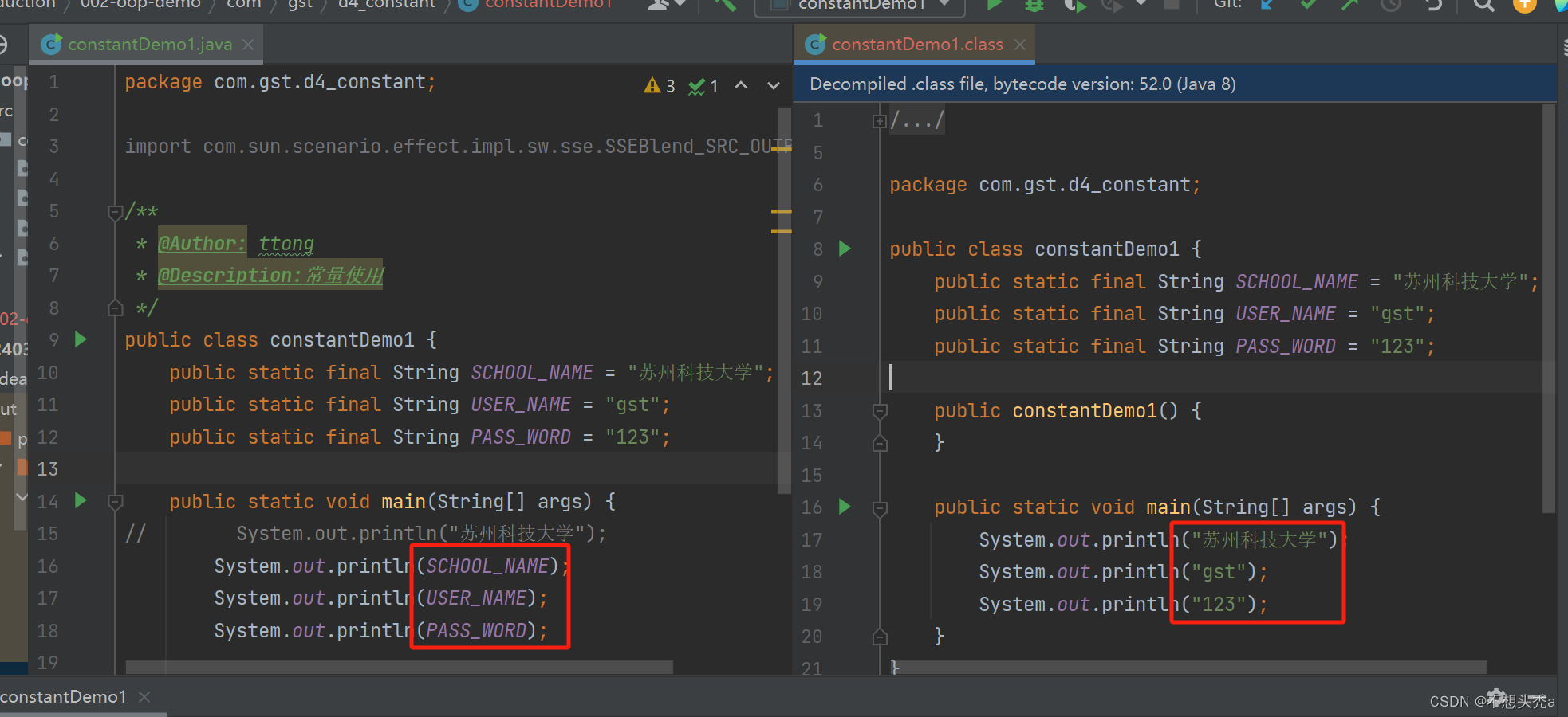 Java面向对象 Final关键字、常量java中的常量和变量final关键字的用法。 Csdn博客