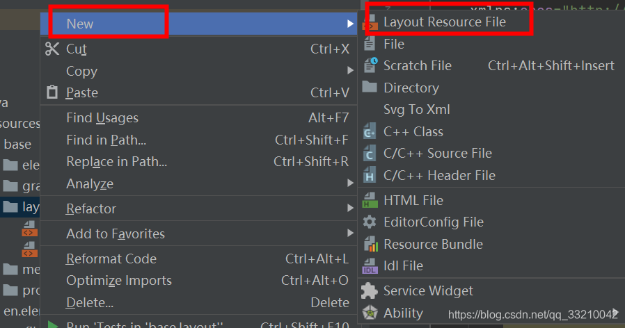 HarmonyOS 使用DevEcoStudio创建一个xml布局以及引用布局_deveco如何创建xml-CSDN博客