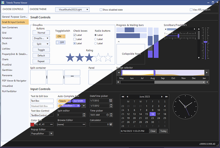 界面组件Telerik UI for WinForms R2 2023——拥有VS2022暗黑主题_vs中的ui控件下载-CSDN博客