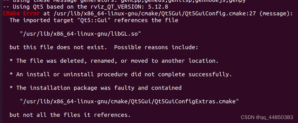 编译安装Cartographer遇到错误 /usr/lib/x86_64-linux-gnu/libGL.so_linux安装cartographer-CSDN博客