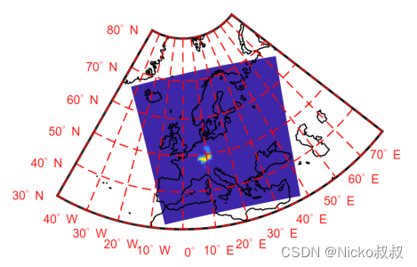 MATLAB Mapping Toolbox 重新投影和经纬度标签设置-CSDN博客