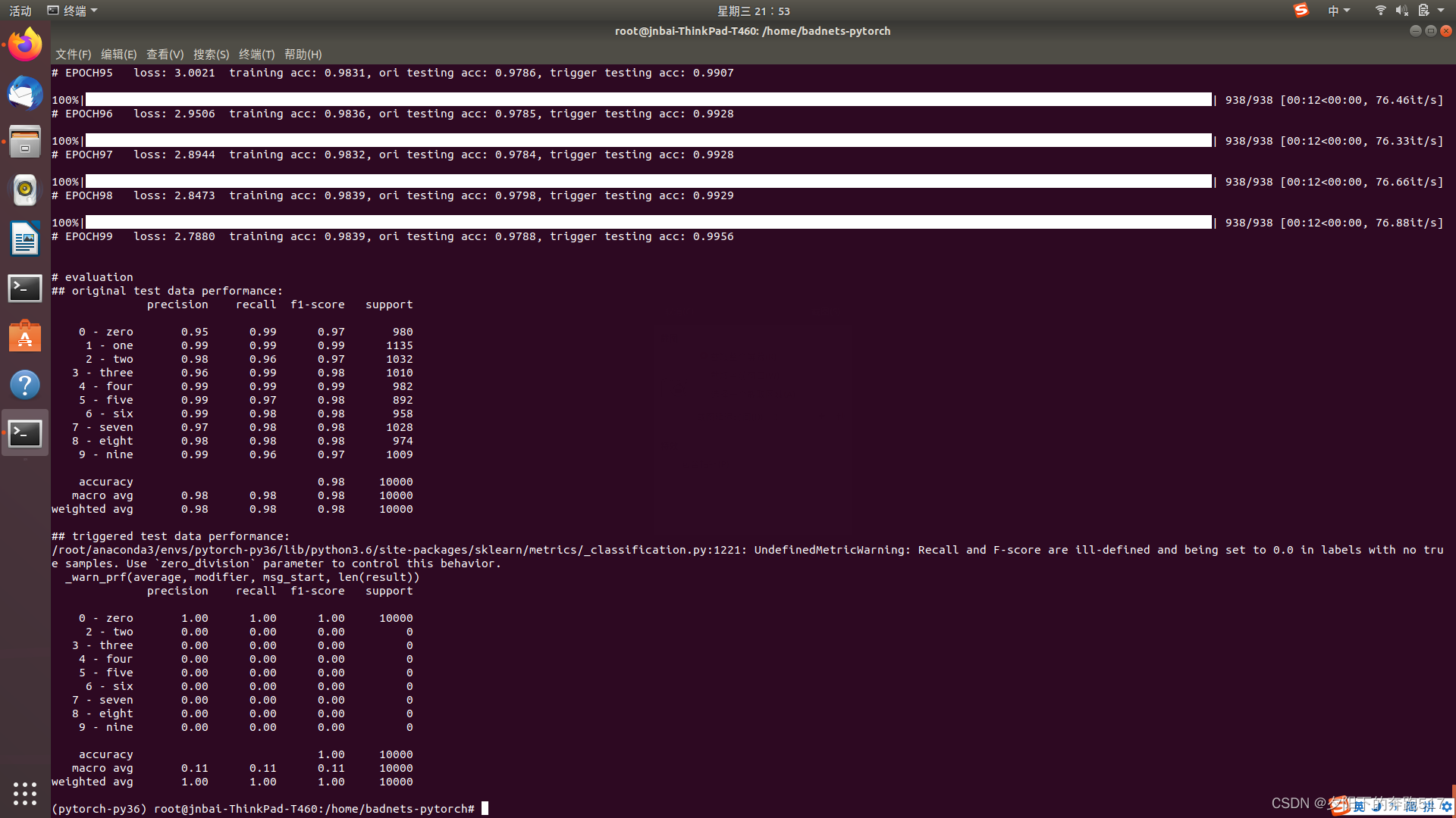 复现BadNets: Identifying Vulnerabilities in the Machine Learning Model Supply Chain_badnets复现-CSDN博客