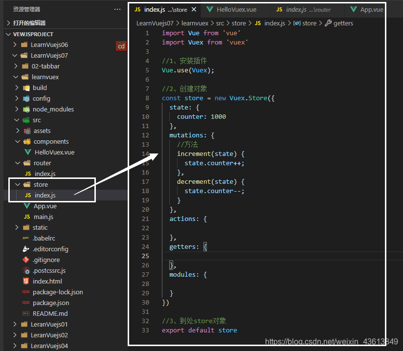 Vuex的基本使用(mutations)_vuex的mutations基本使用-CSDN博客