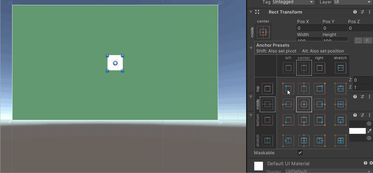 【unity3D】Rect Transform组件_rect transform unity怎么设置-CSDN博客