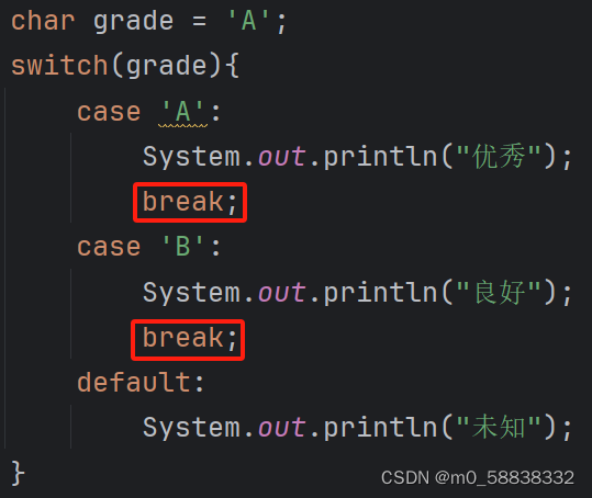 萌新学Java之 if、switch、while 篇_java中if switch while-CSDN博客