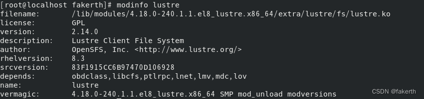 Redhat8.3上部署Lustre文件系统_lustre服务启动-CSDN博客