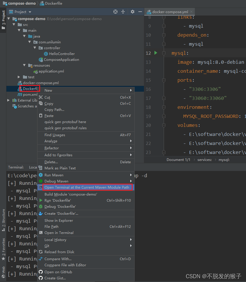 【windows】docker与docker-compose部署spring boot项目_docker windows springboot-CSDN博客