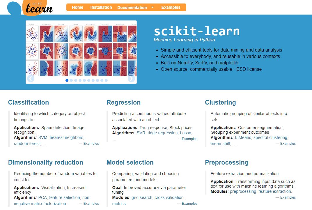 scikit-learn (sklearn) 官方文档中文版-CSDN博客