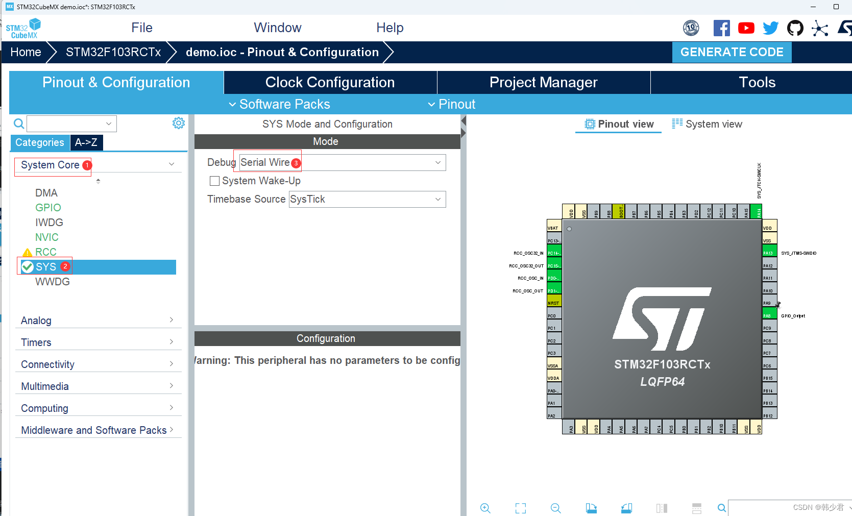 使用clion配合STM32CubeMX开发stm32(包含断点调试，查看寄存器值，printf重定向)_stm32cubemx clion-CSDN博客