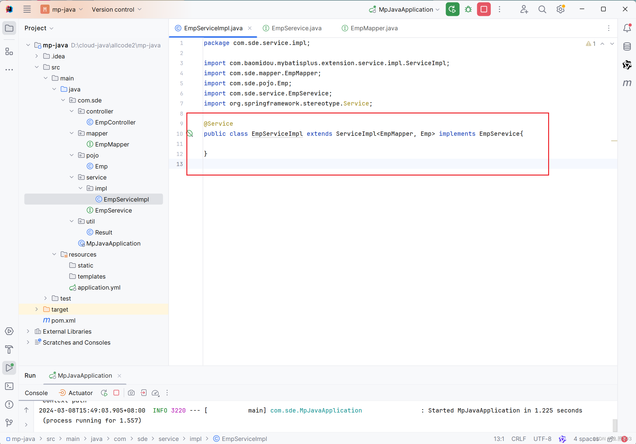 mybatis-plus整合spring boot极速入门_mybatisplus springboot配置-CSDN博客