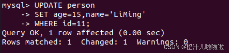 Mysql数据库学习笔记之插入更新与删除数据（linux系统）数据库insert Csdn博客