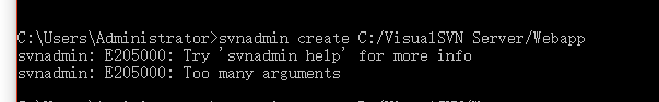 【SVN】svnadmin: E205000: Too many arguments 错误解决-CSDN博客