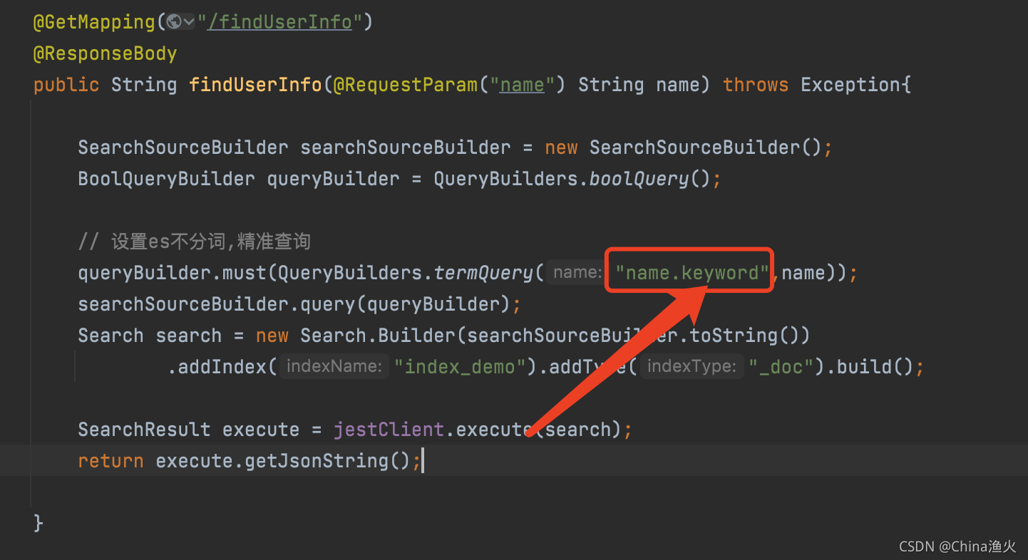 Elasticsearch6不分词精准查询、QueryBuilders.termsQuery返回数据为空、JestClient 不分词查询_term字段返回为空-CSDN博客