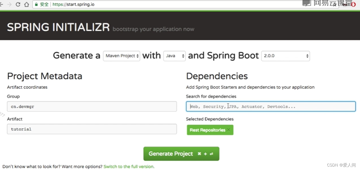 springboot编写restful Api——3.restfuleApi 的hello world_springboot resetful api helloworld-CSDN博客